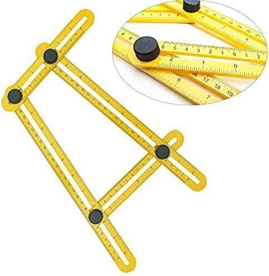 RameyStore Multi Function Ultimate Tile Four-Sided Ruler – Cartoolshop