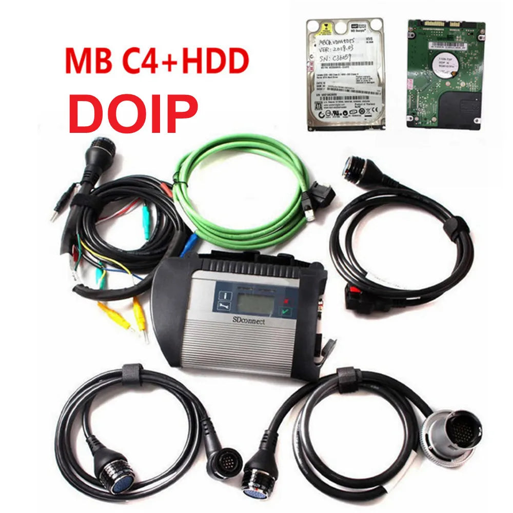 DOIP MB STAR C4 With HDD 2023.09 Vediamo DTS DAS WiFi SD Connect C4 A ...