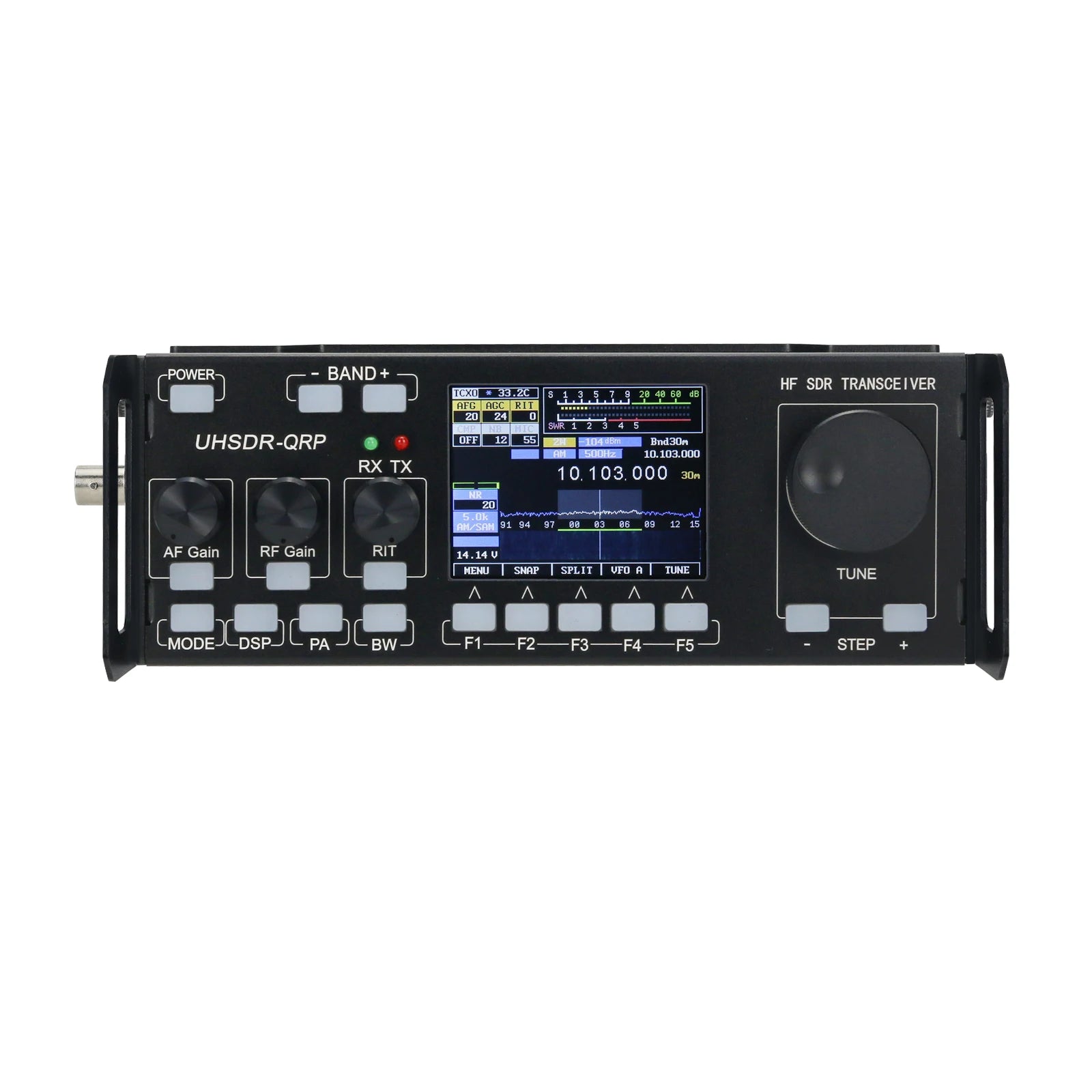 HAMGEEK New MCHF V0.6.3 15W SDR HF QRP Transceiver SSB CW AM Amateur ...