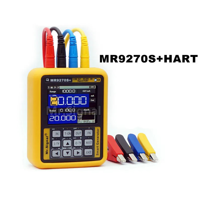 MR9270S + HART 4-20MA Signal Generator Calibrate Current Voltage PT10 ...