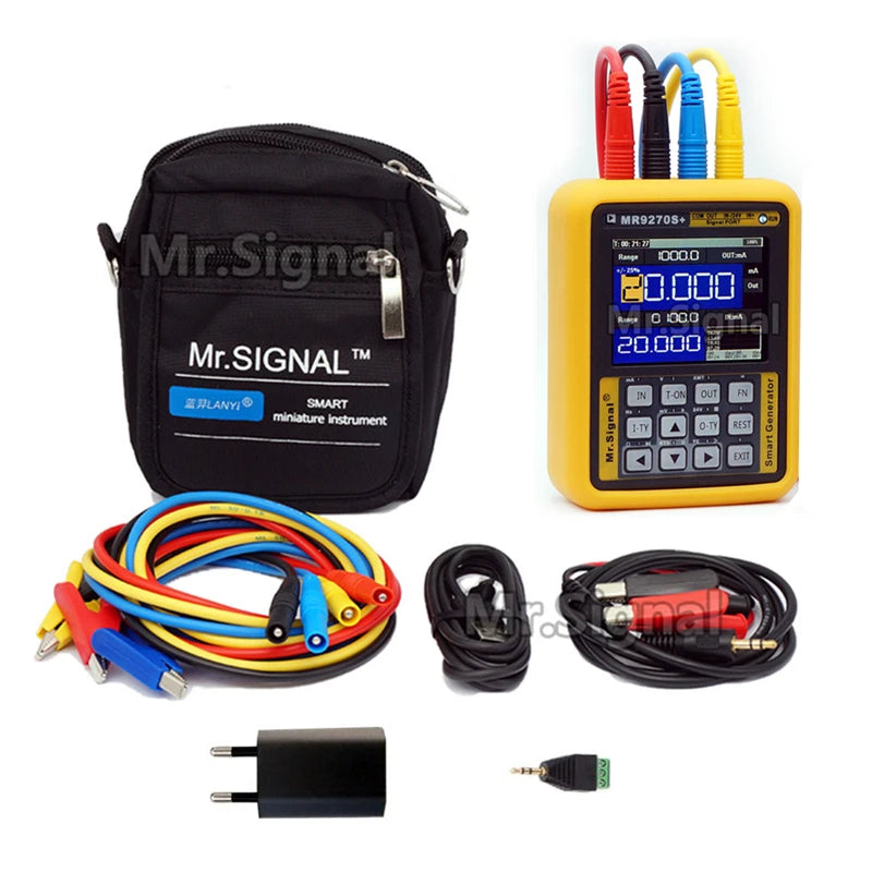 MR9270S+ 4-20MA Signal Generator Calibrate Current Voltage PT100 Ther ...
