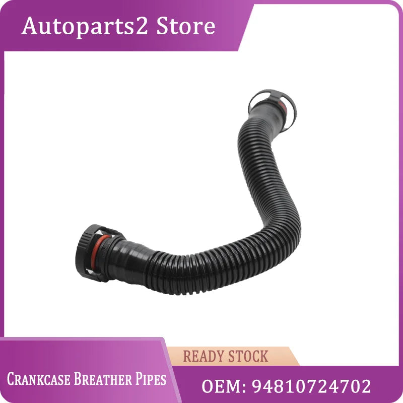 94810724702 New Engine Crankcase Breather Pipes Hose for Porsche Cay