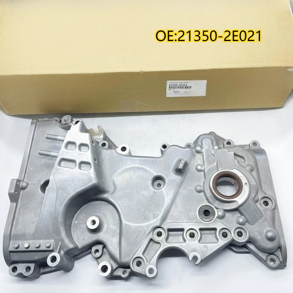 High quality New For 21350-2E021 Engine Timing Chain Cover Front OEM ...