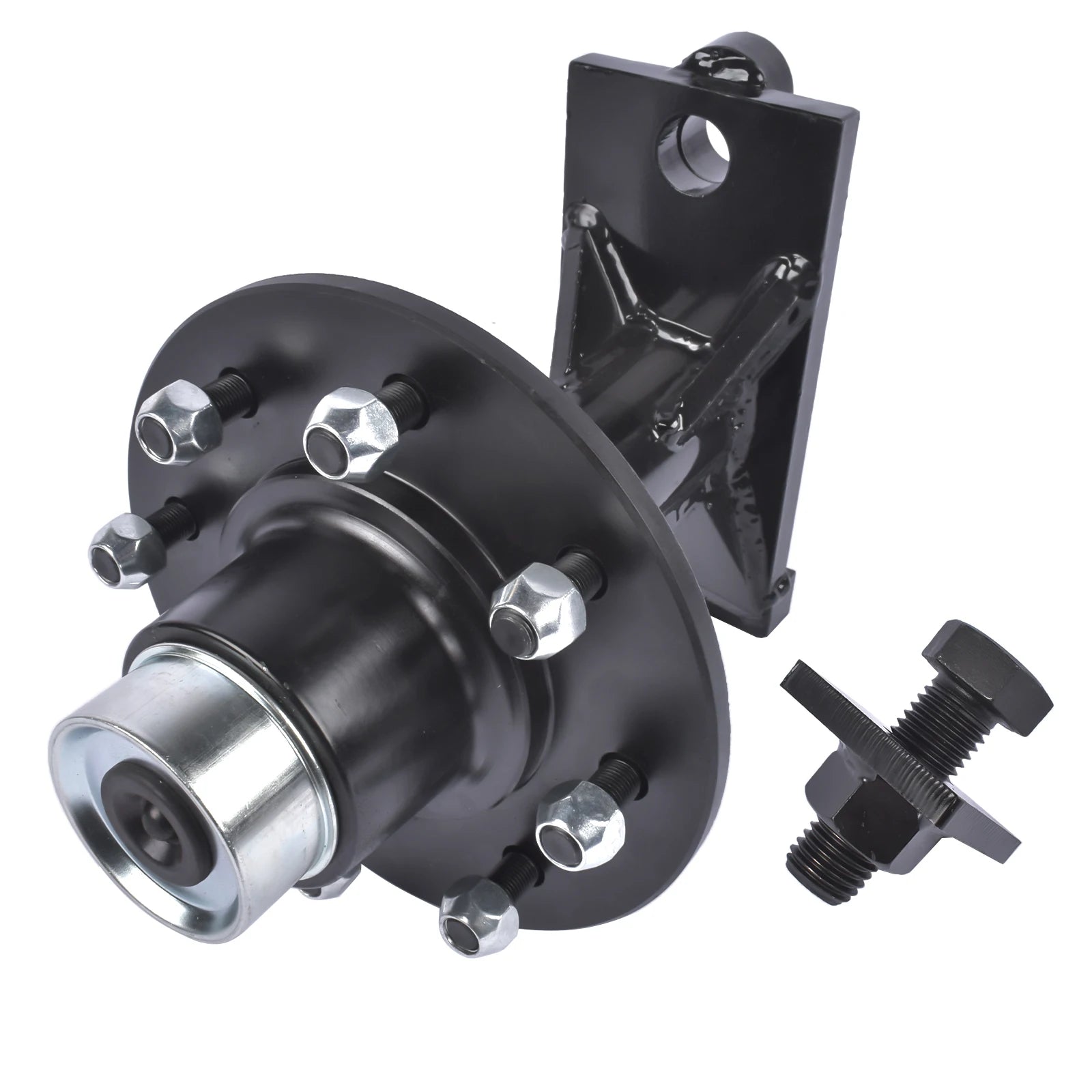 AP01 For 8 x 6.5 Lug 8000LB Shipping Container Wheels, Bolt-on Spindl