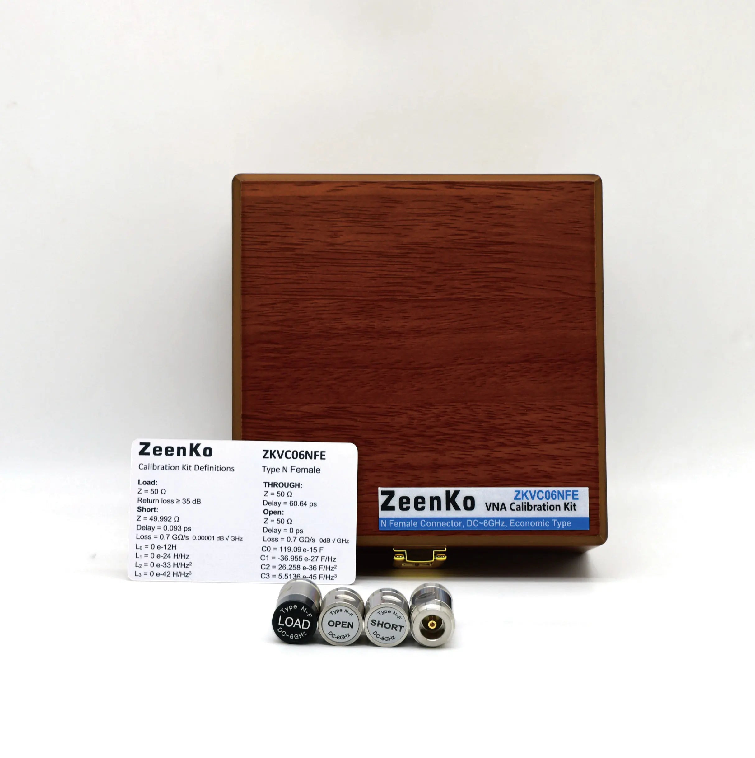 Zeenko VNA Calibration Kit Economic Type 50Ω DC-6GHz Fixed Load SOLT ...