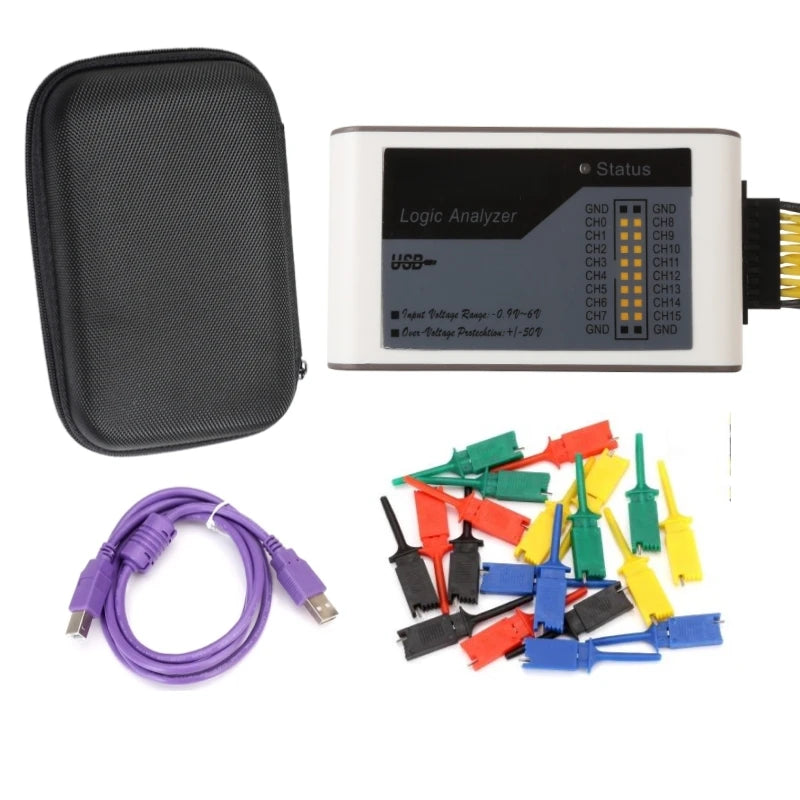 New 16Ch 100MHz USB Logic Analyzer For ARM FPGA – Cartoolshop