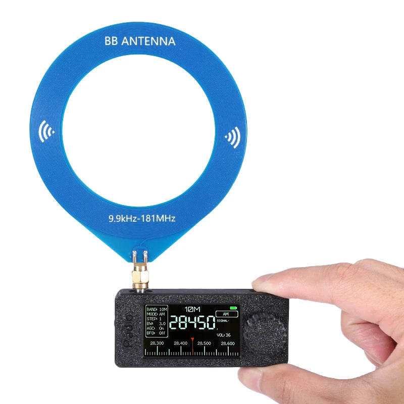 1.9inch IPS Screen LSB USB AM FM FM/AM Radio 0.5-108mhz SI4732 Mini ...