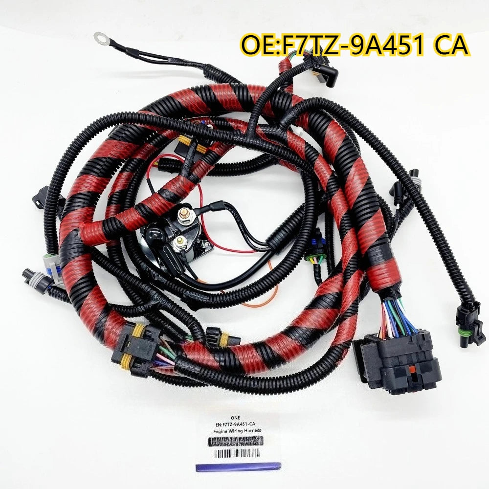 High quality New For F7TZ-9A451-CA Engine Wiring Harness Assembly For ...