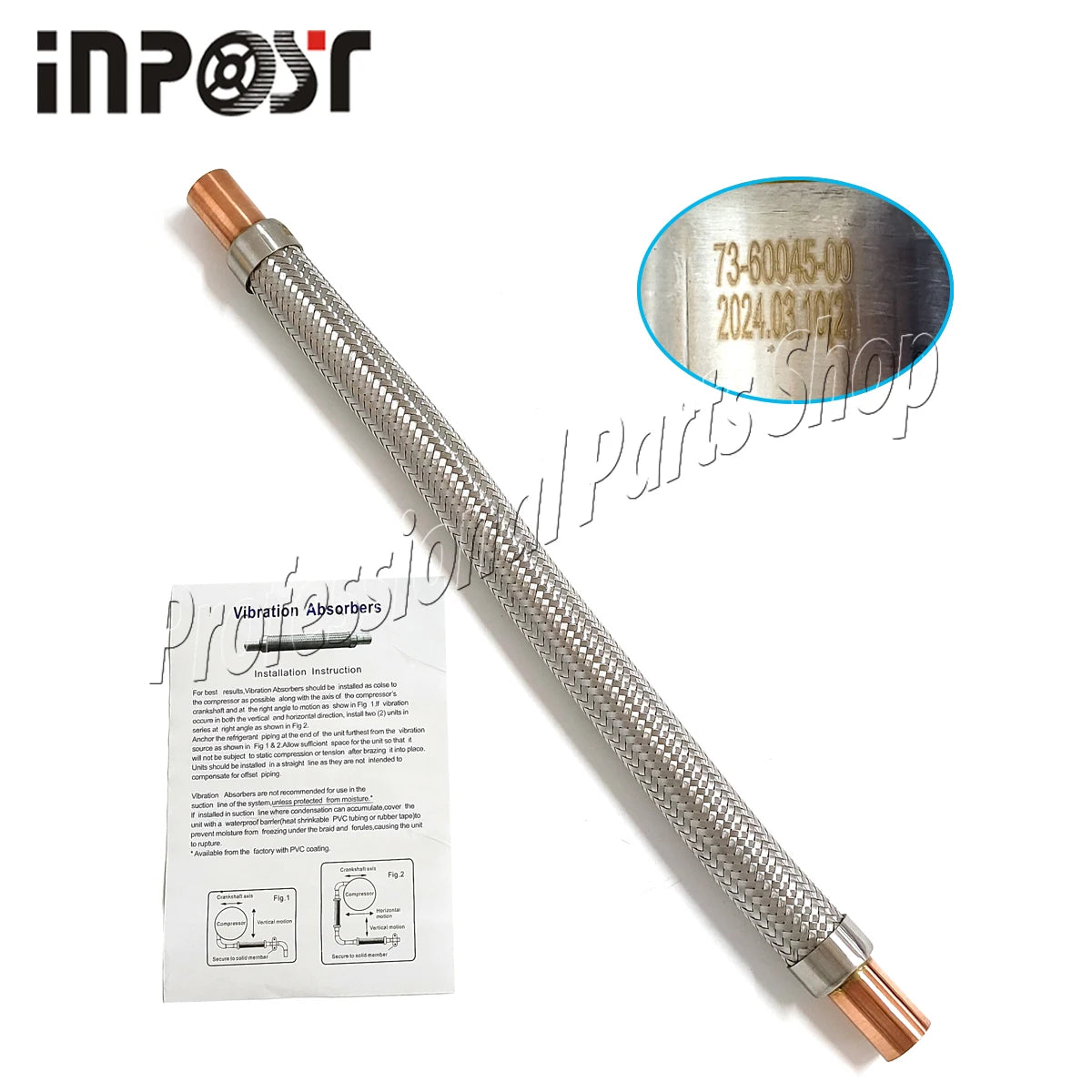 73-60045-00 Vibrasorber Suction 73-60076-00 73-60090-00 for Carrier T ...