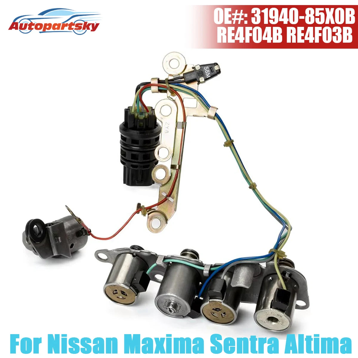 Solenoid Kit Pack RE4F04B RE4F03B 31940-85X01 For Nissan Xterra Maxim