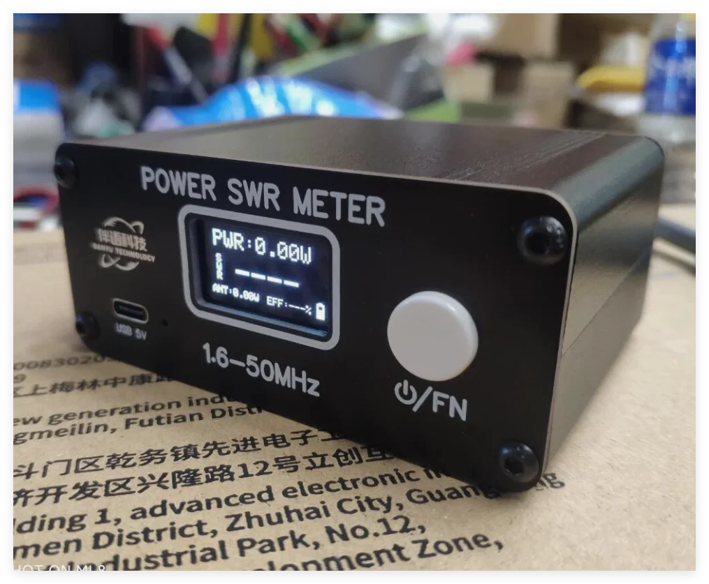 Mini QRP 150W 1.6-50MHz HF Short Wave SWR / Power Meter FM/AM/CW/SSB ...