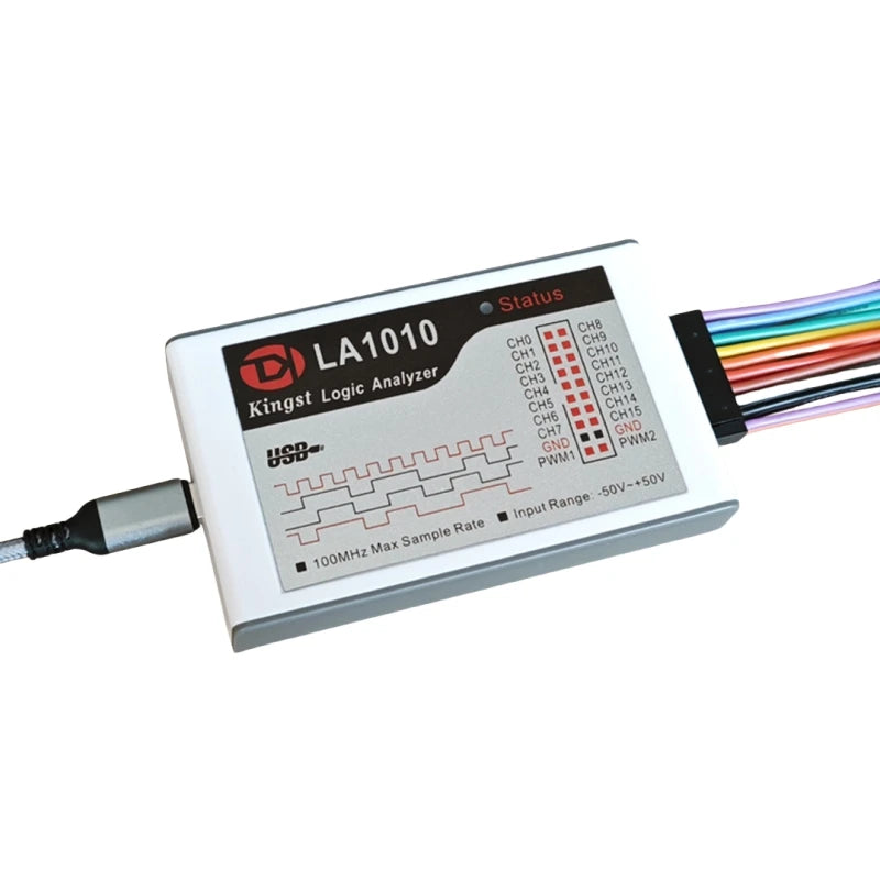 New Kingst LA1010 LA2016 16CH USB Logic Analyzer MCU ARM FPGA Debug T ...
