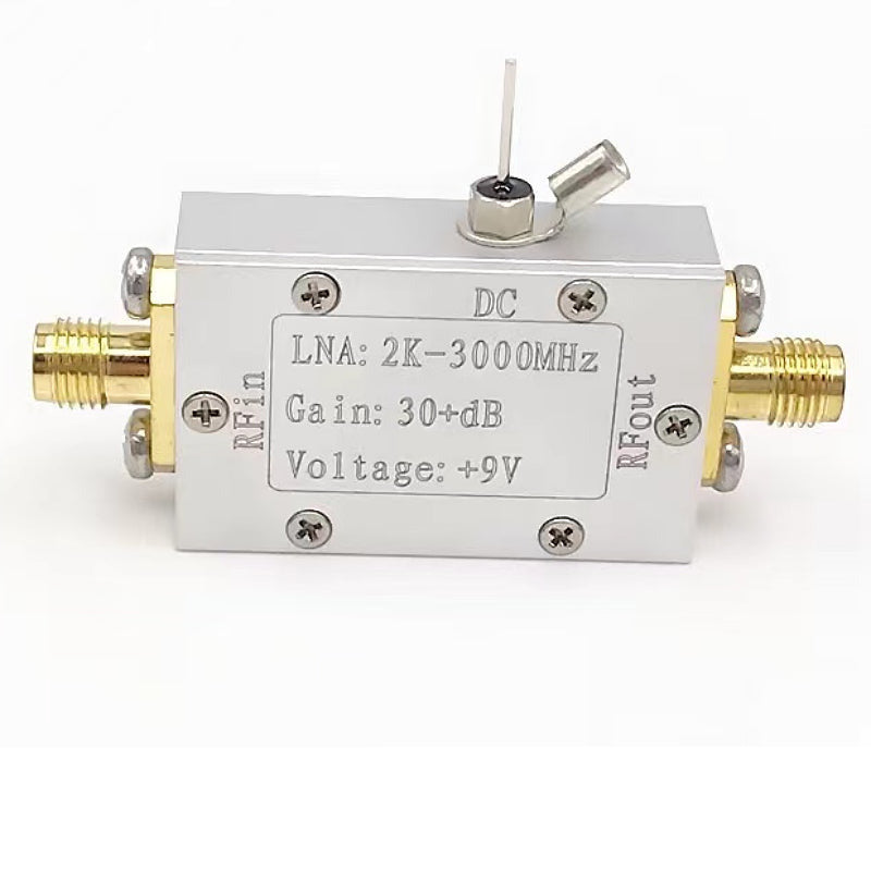 2KHz-3000MHz Low Noise RF Amplifier Ultra Wideband Gain 32 DB