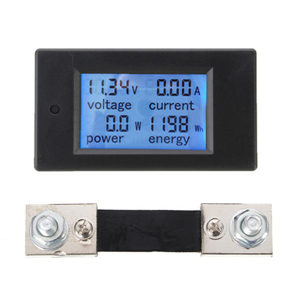 100A DC Digital Power Meter Energy Monitor Module Volt Meterr Ammeter